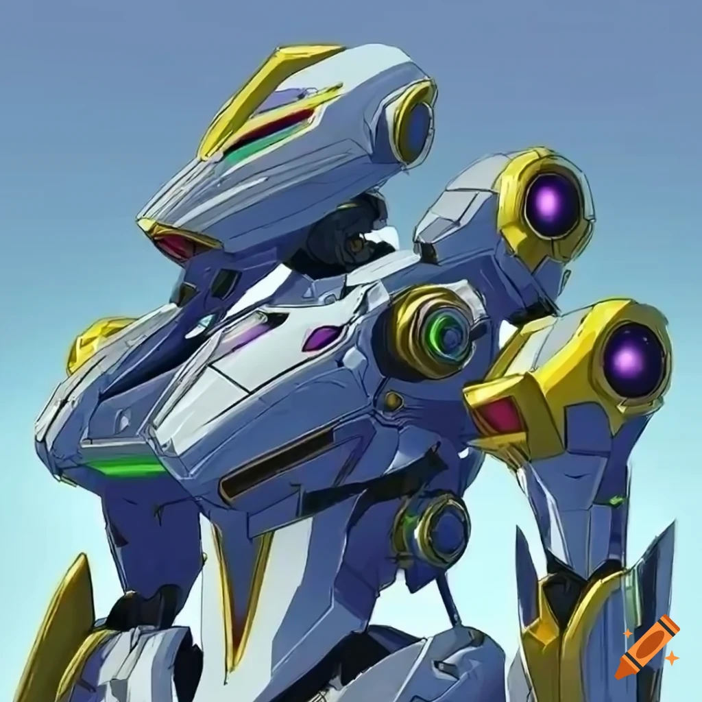 Detailed light mech design in code geass with intricate specifications ...