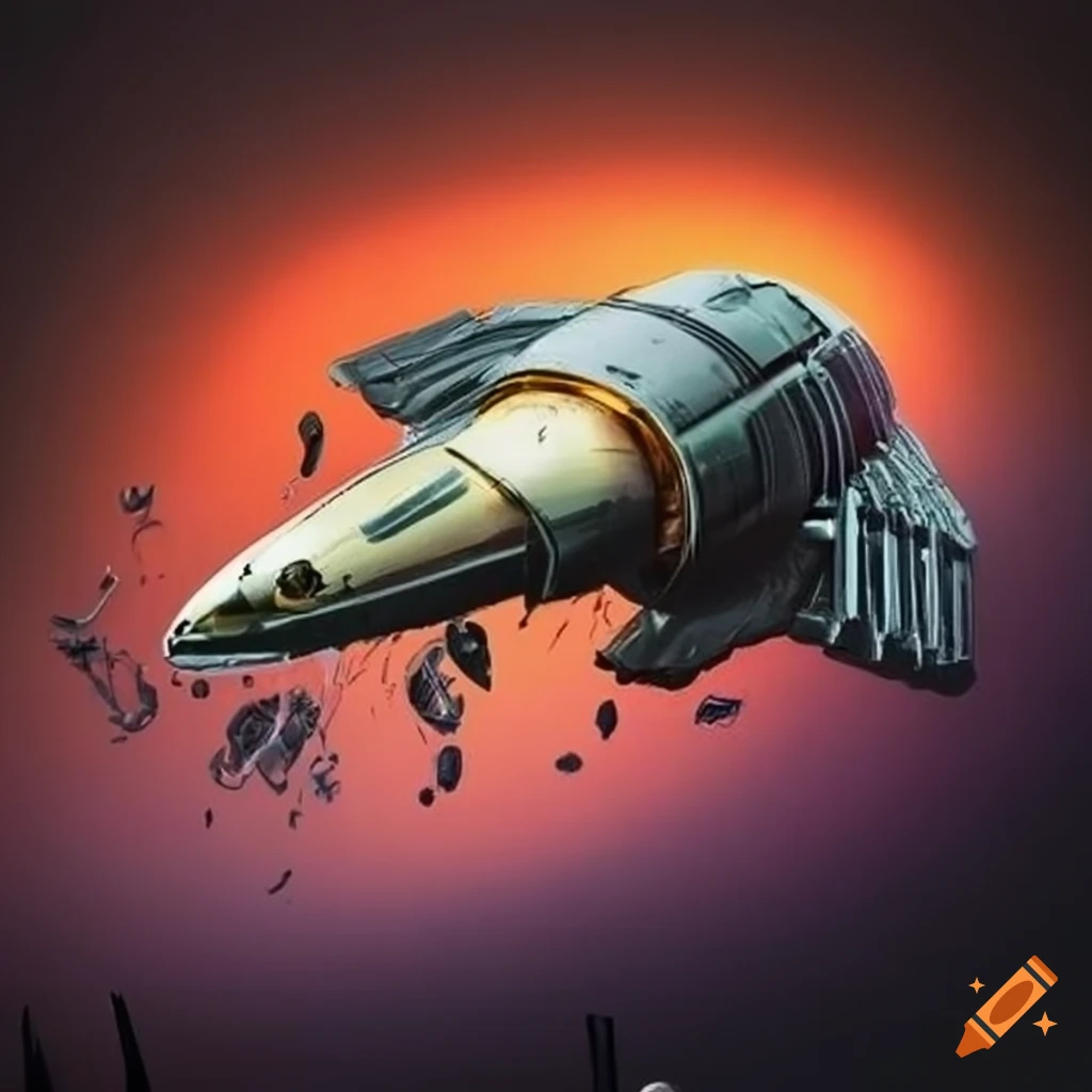 Solar punk spaceship on Craiyon