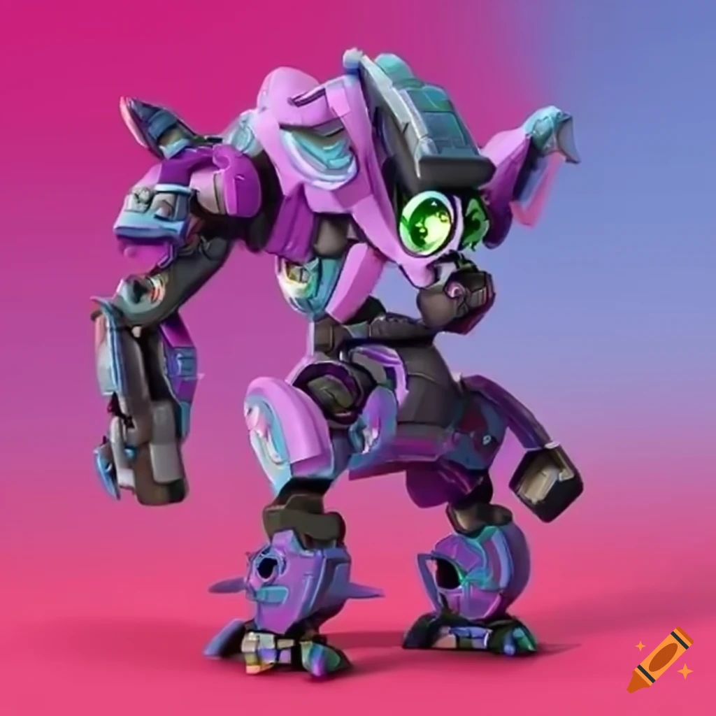 Customized my little pony mech design on Craiyon
