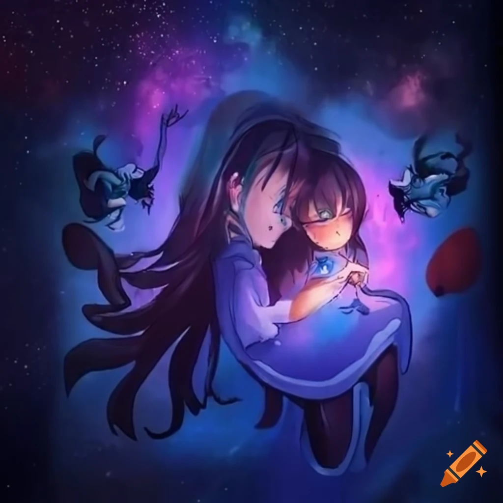 Nighttime dreamy fantasy with messages between loved ones on Craiyon