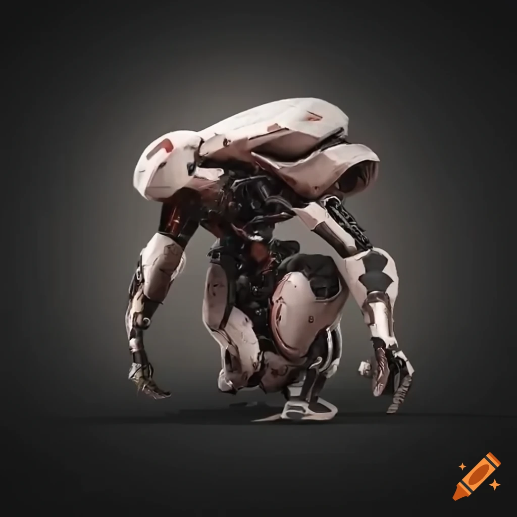 Epic streamlined futuristic mech in 8k resolution on Craiyon