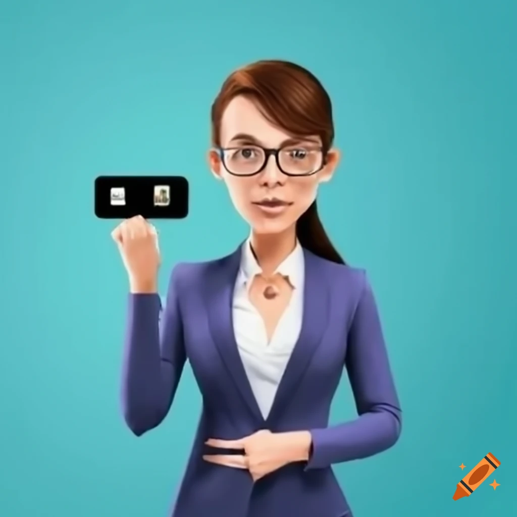 Animation of a company avatar explaining life insurance benefits on Craiyon