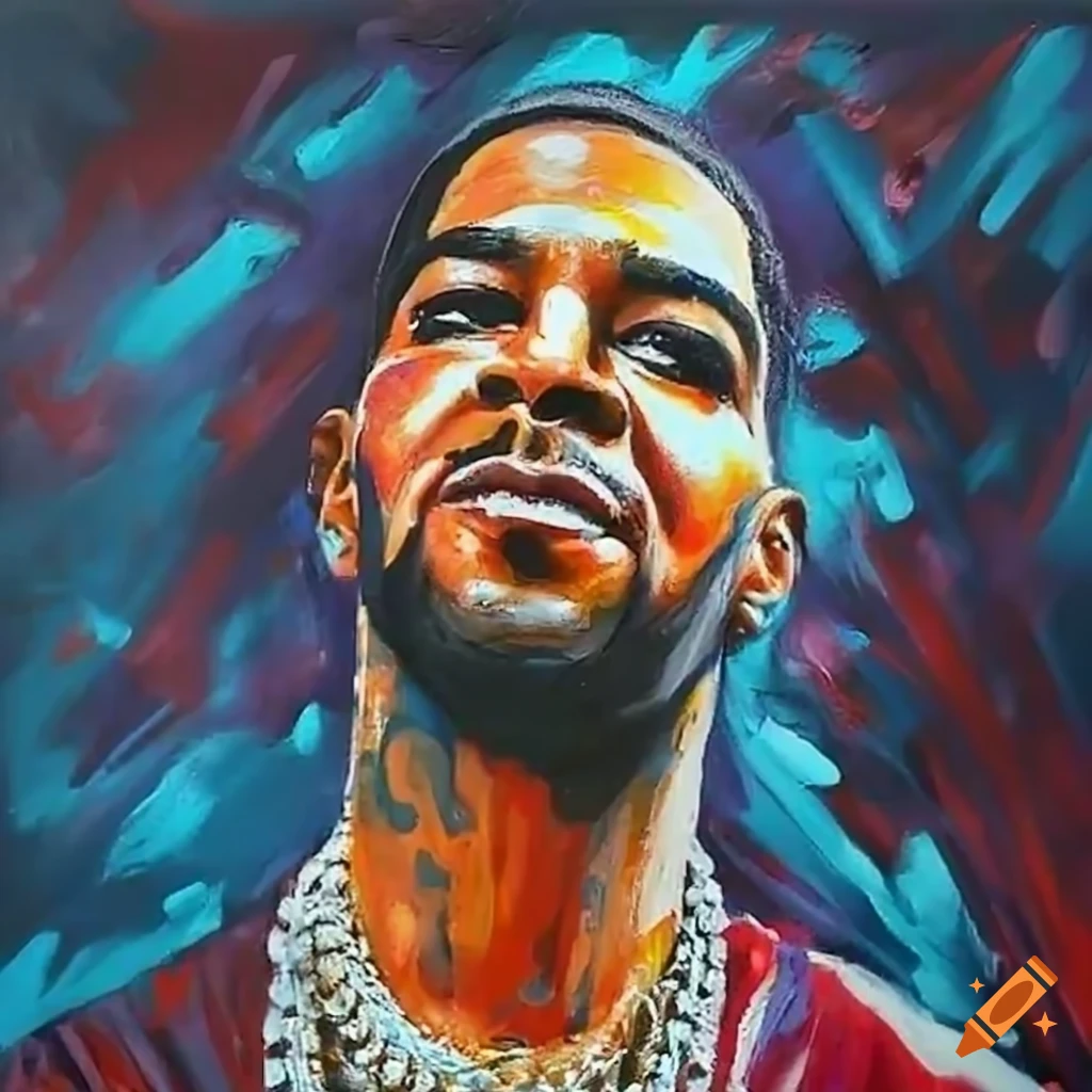 Kid cudi rapper on Craiyon