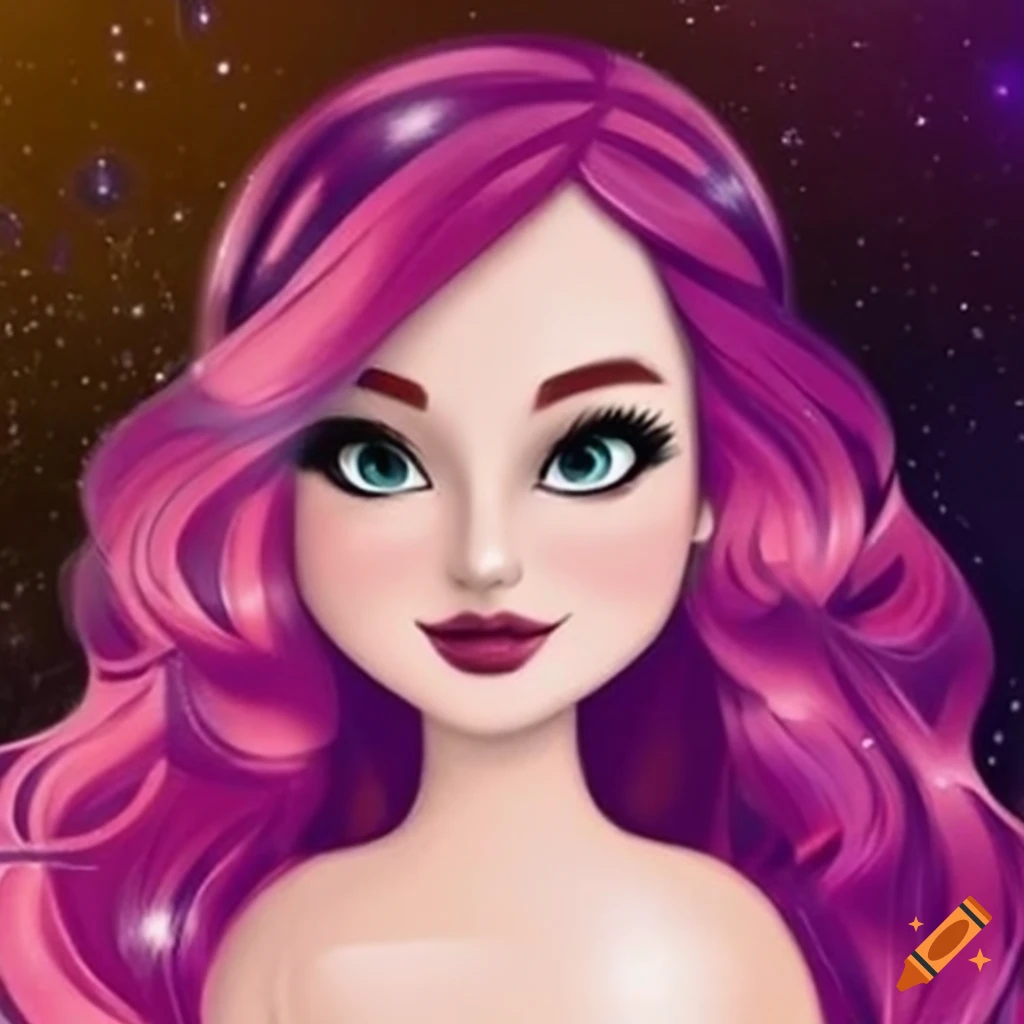 Photo-realistic mabel pines as the goddess venus on Craiyon