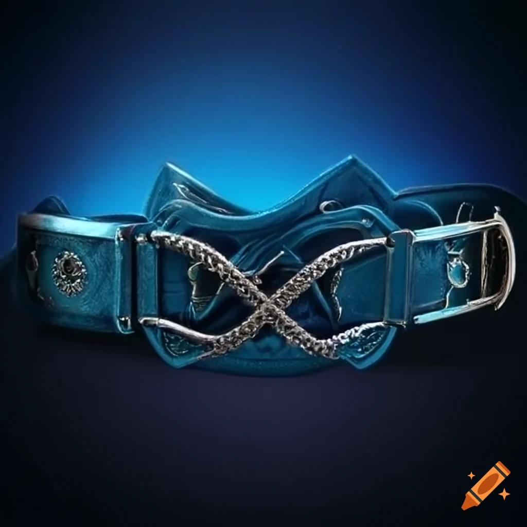 Front view of a noble magic belt on Craiyon