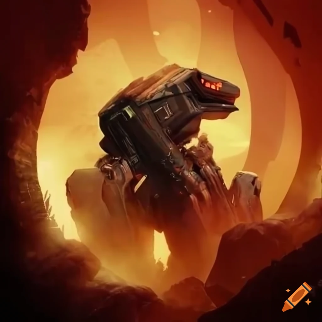 Epic streamlined futuristic mech in 8k resolution on Craiyon