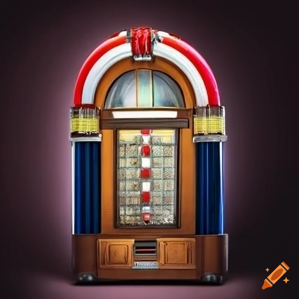 Old jukebox on Craiyon
