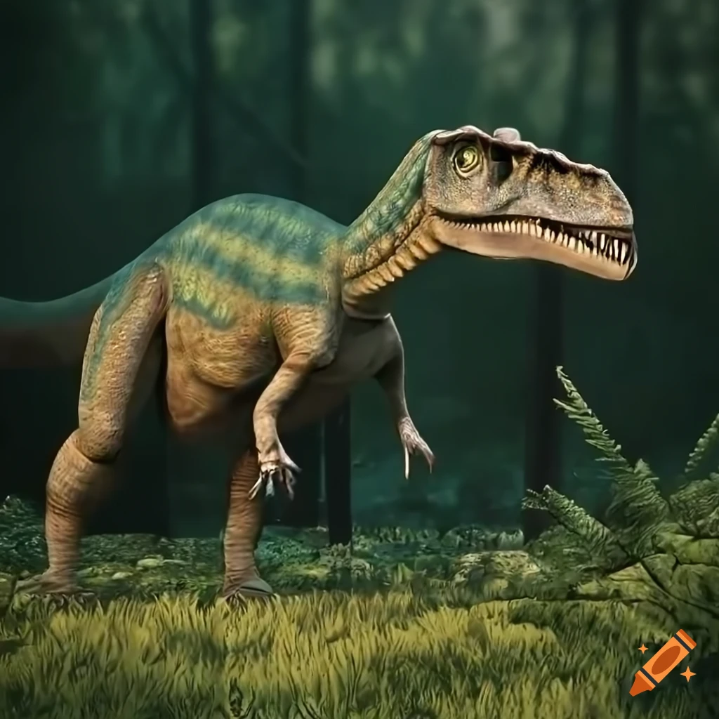 Pachycephalosaurus dinosaurs with intricate color patterns in a ...