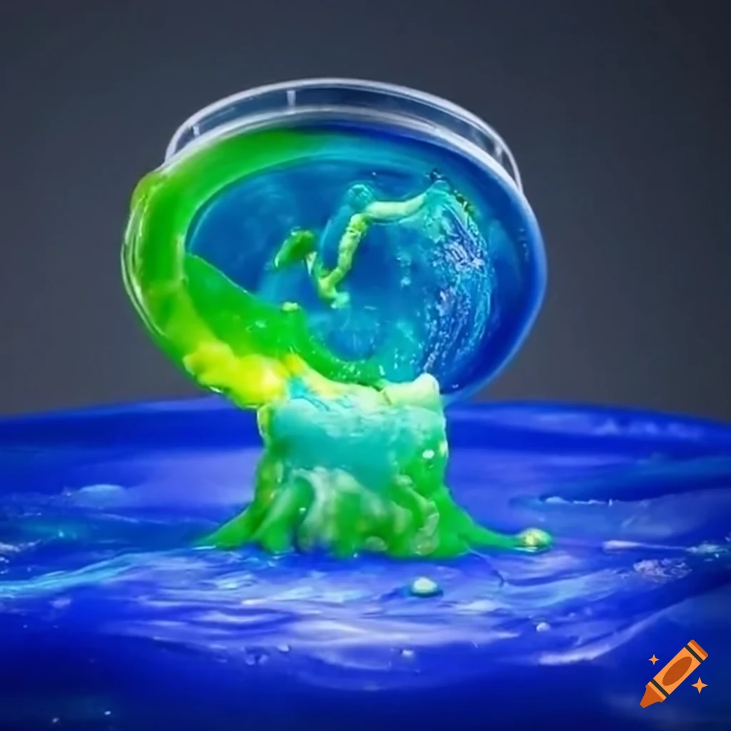 World made of slime on Craiyon