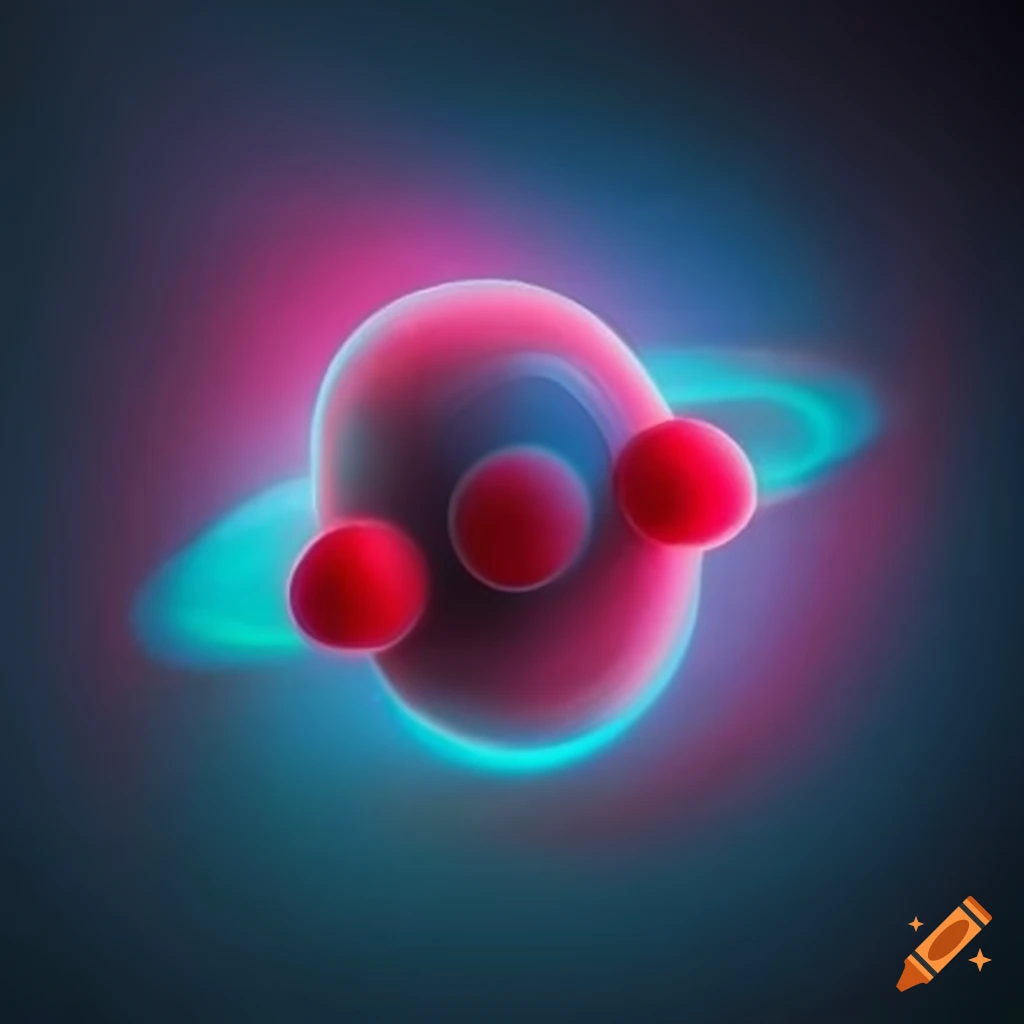 Atom symbol on Craiyon