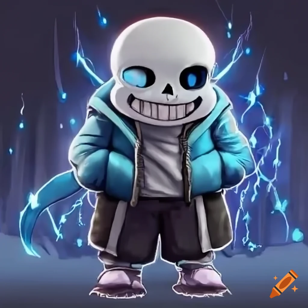 Character from undertale video game on Craiyon
