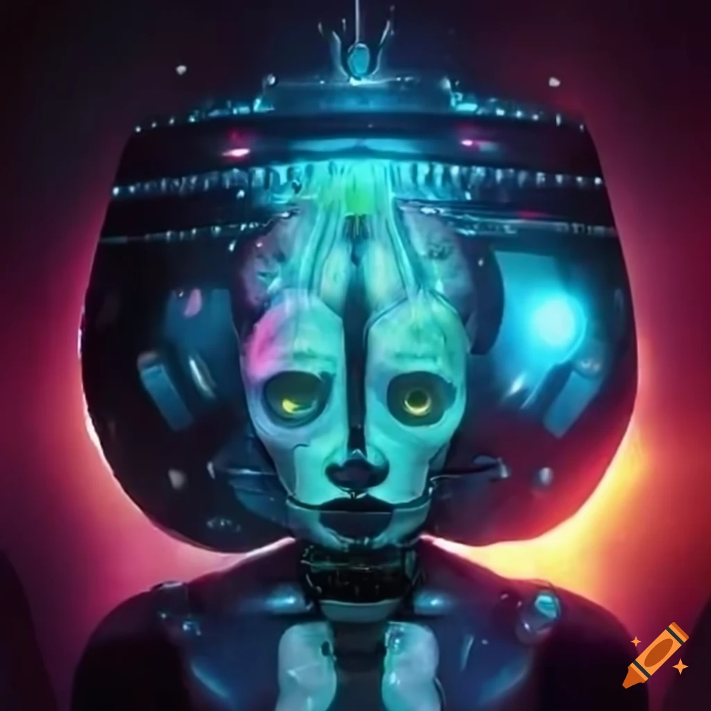 Half animal, half robot on a futuristic journey through time and space ...