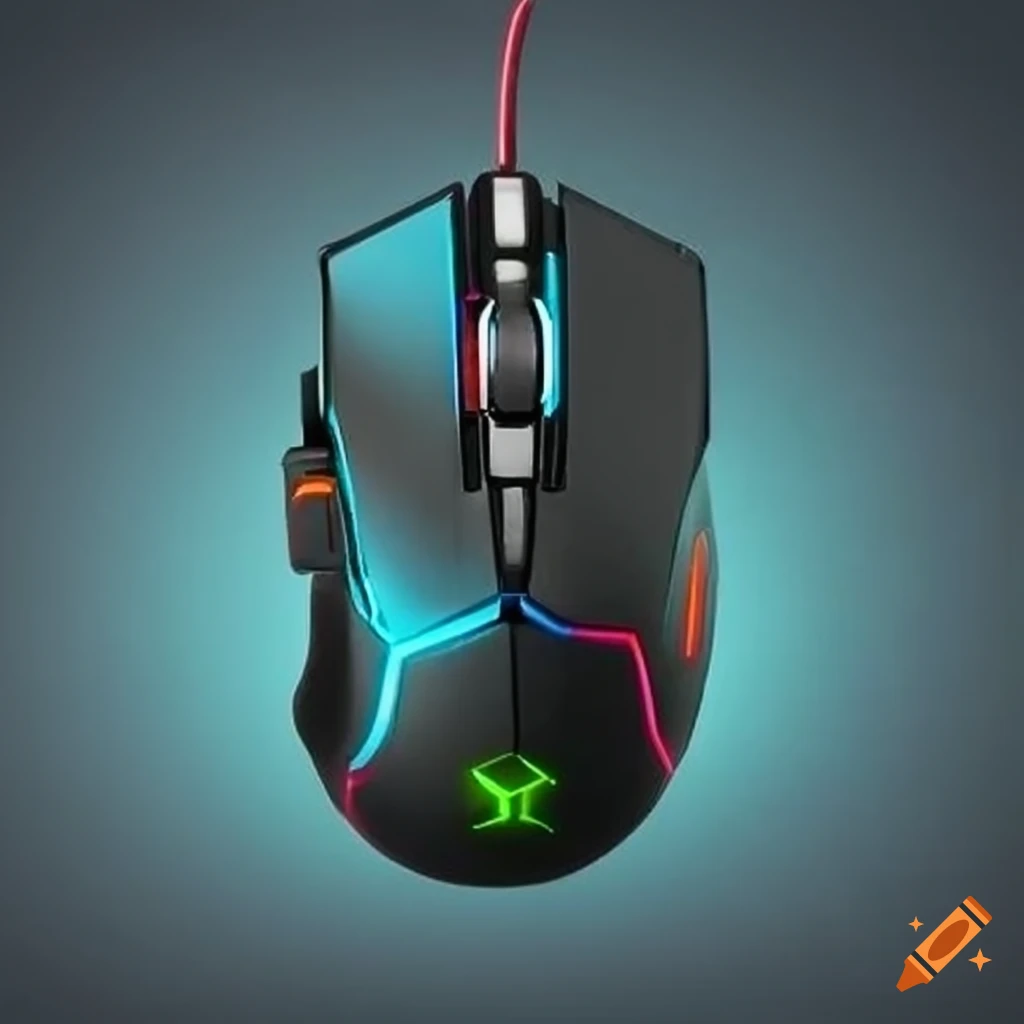 Gaming mouse on Craiyon
