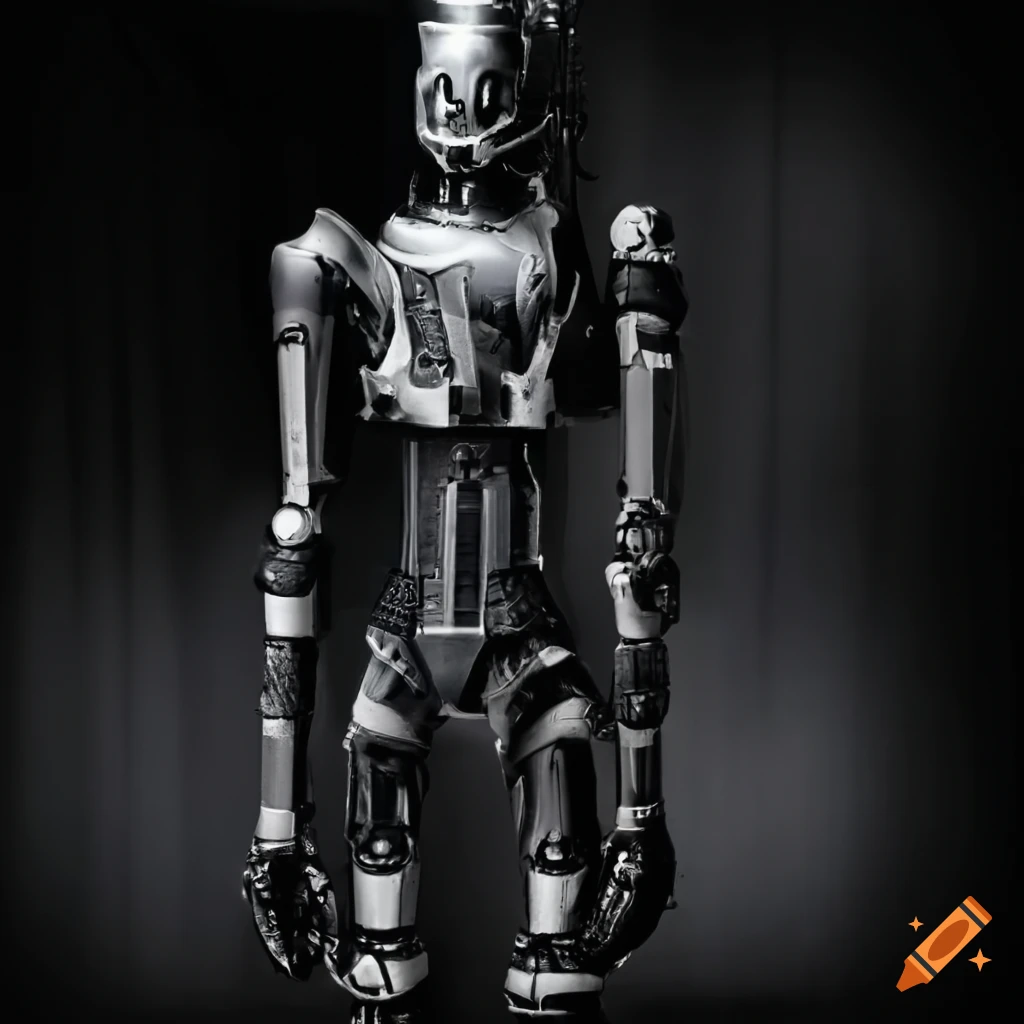 Black magic robots on Craiyon