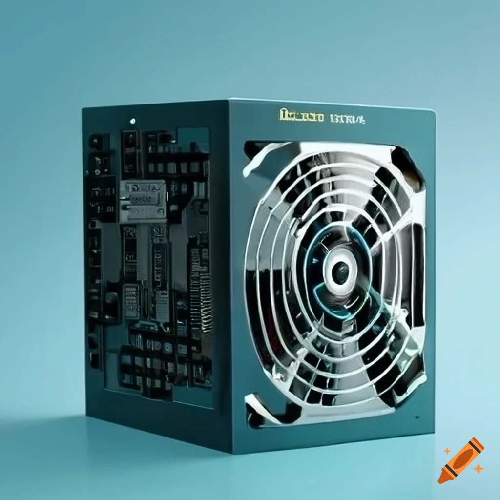 Computer power supply on Craiyon