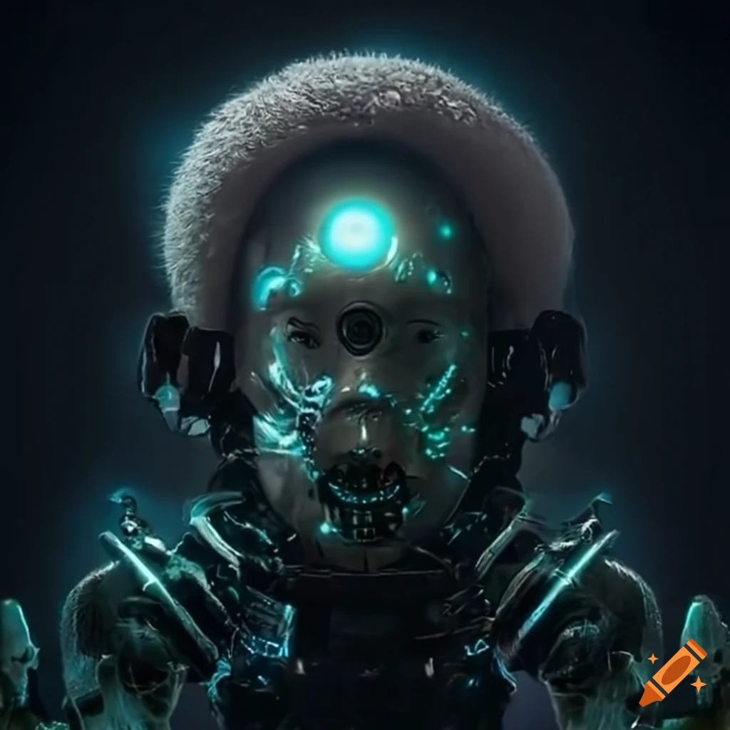 Half animal, half robot on a futuristic journey through time and space ...