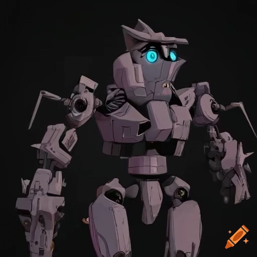 Detailed my little pony mech design for animations on Craiyon