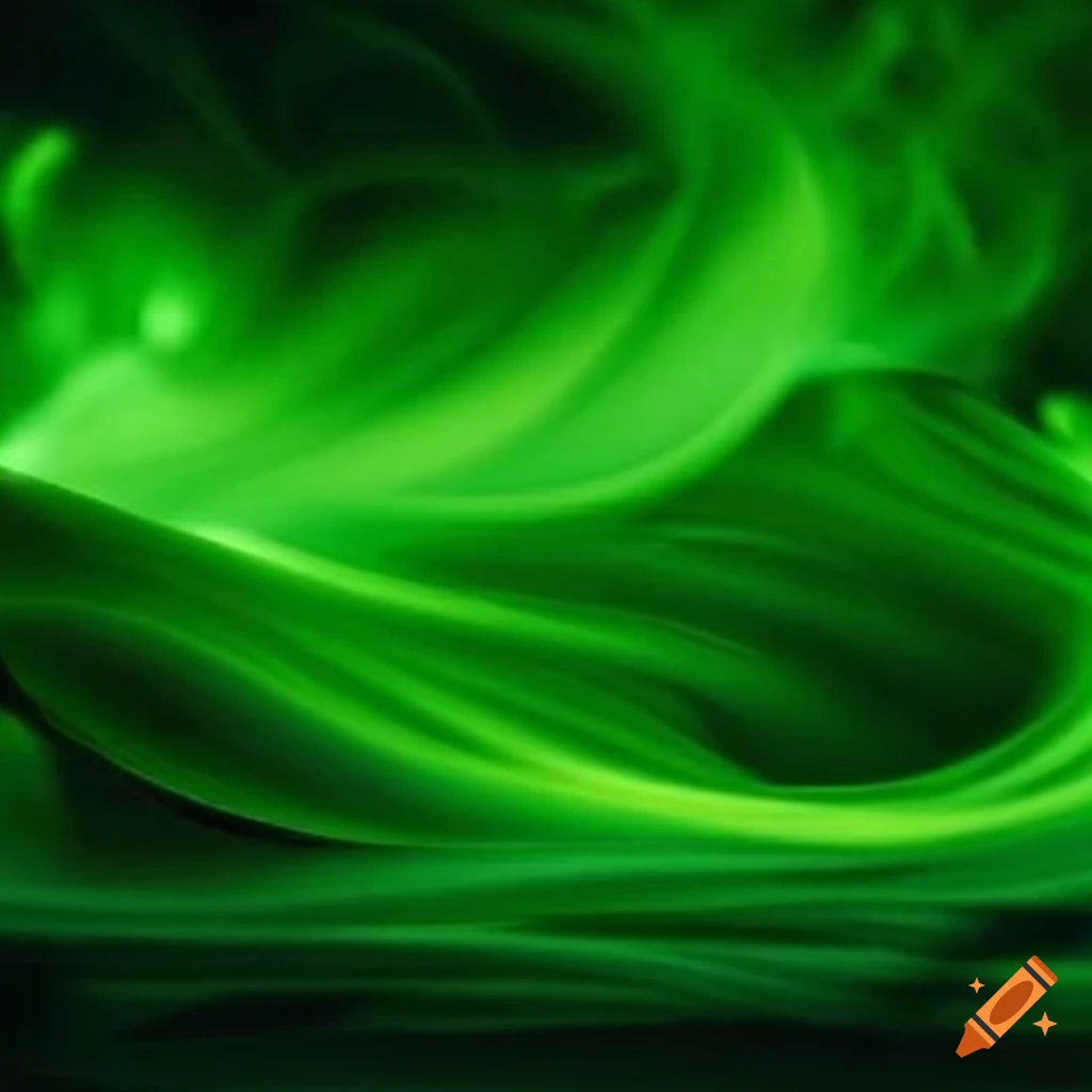 Green flame on Craiyon