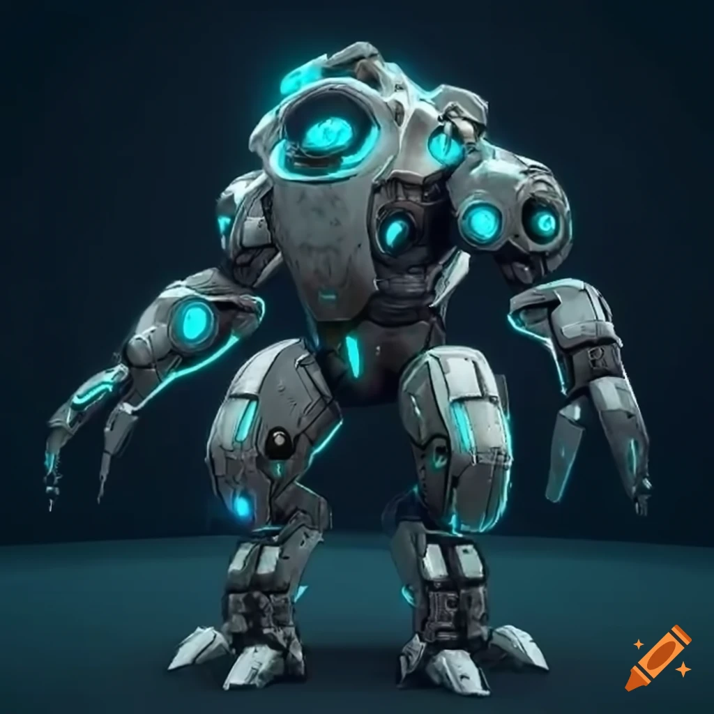 Sleek and powerful mech suited up for action in the Subnautica series ...
