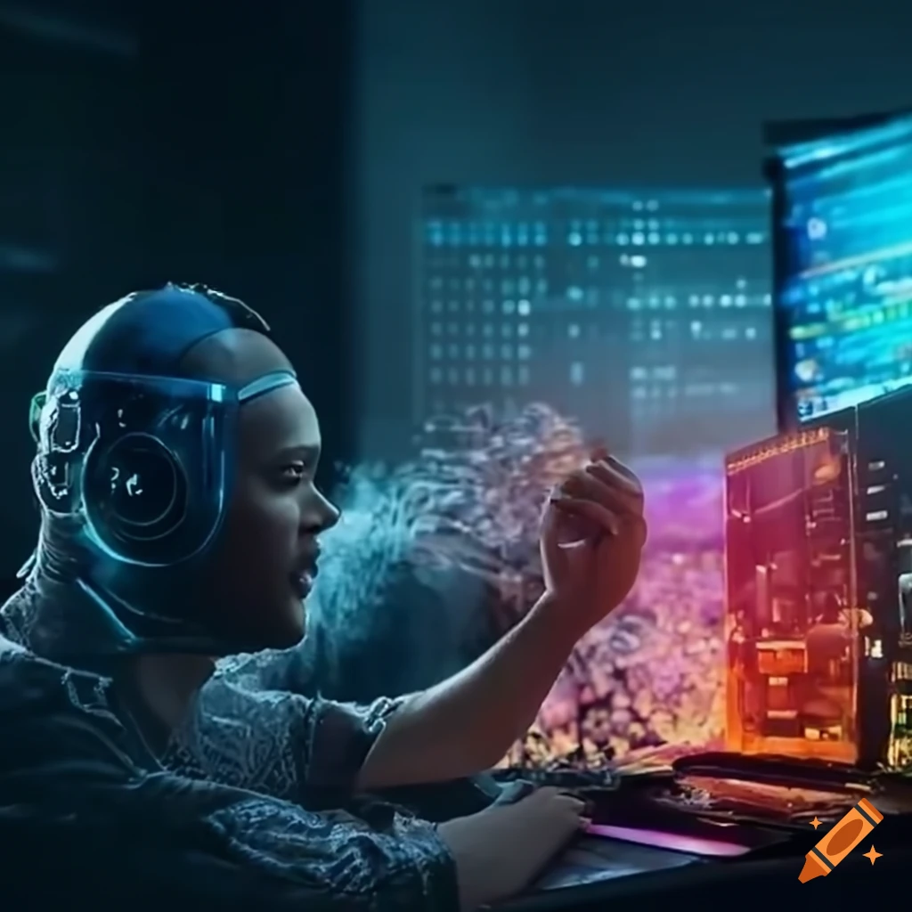 Efficient developer on Craiyon