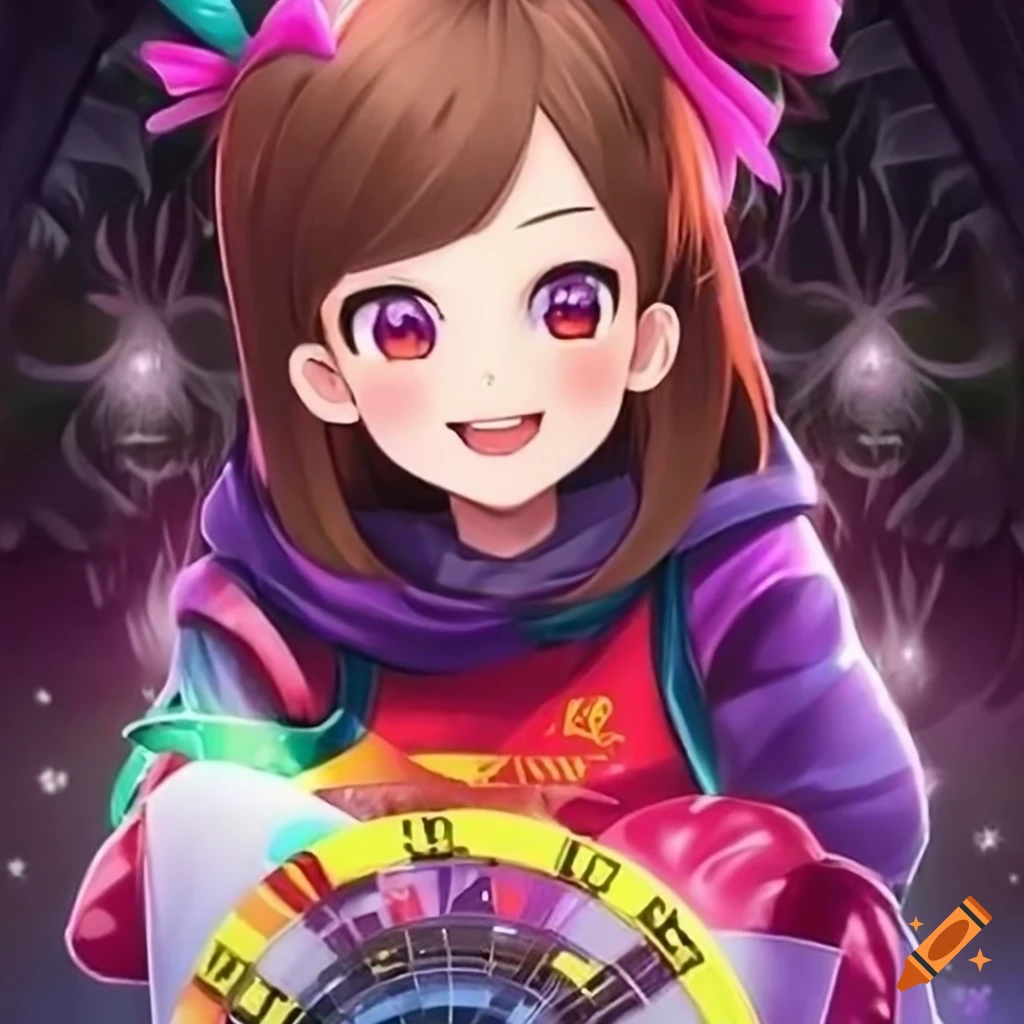 Portrait of asian mabel pines in high-resolution detailed image on Craiyon