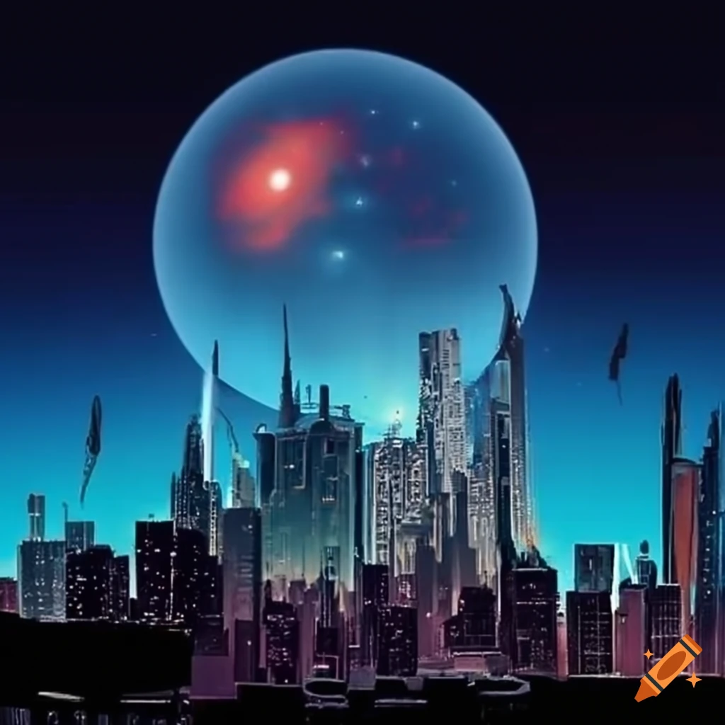 Solar punk cityscape on Craiyon