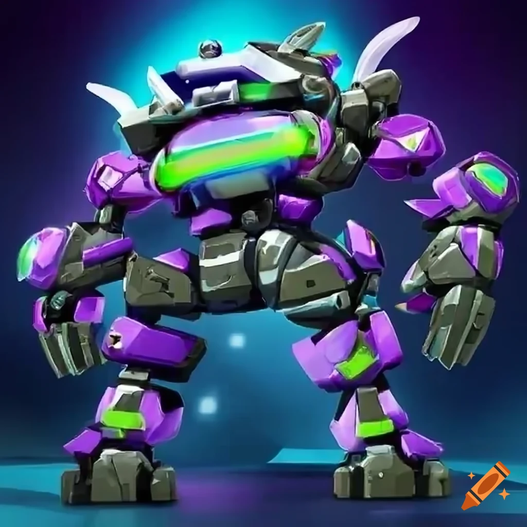 My little pony-inspired mech design on Craiyon