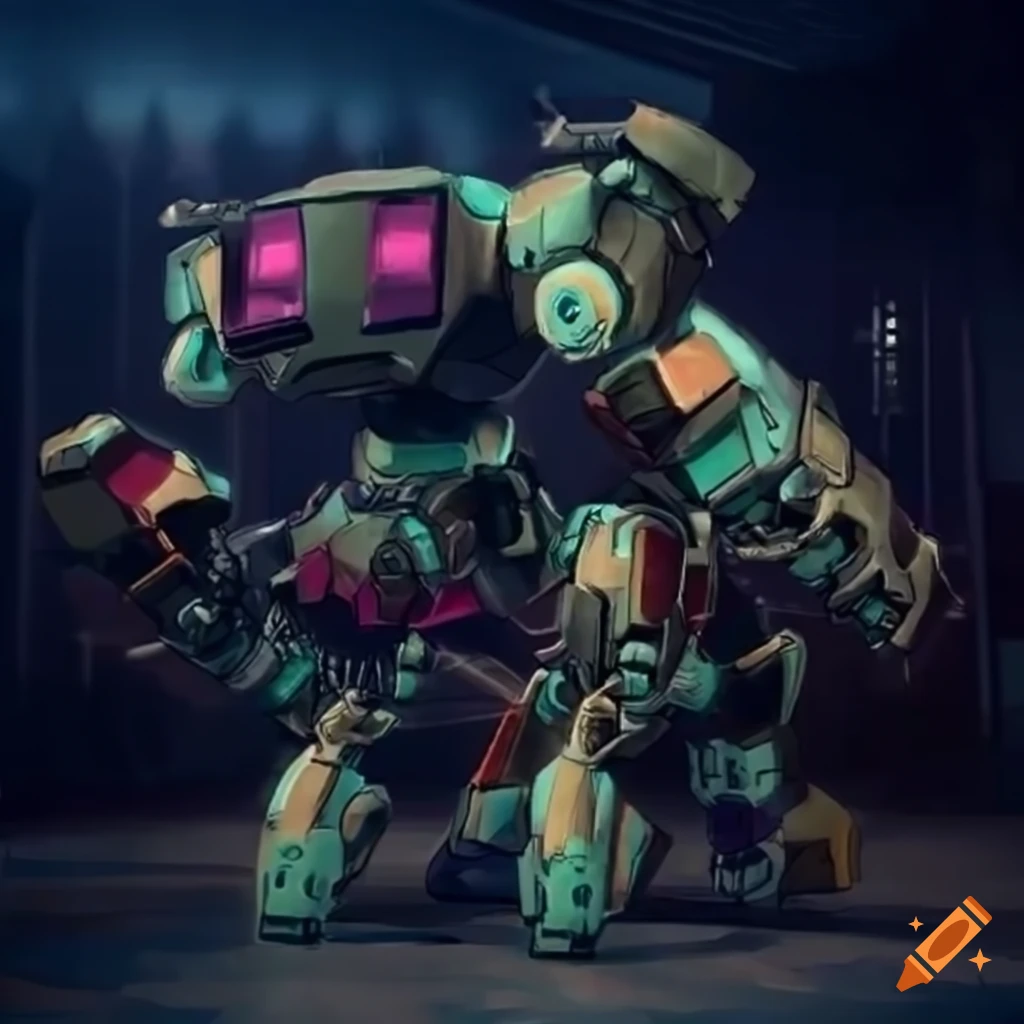 Sleek and powerful My Little Pony mech in solarpunk attire on Craiyon