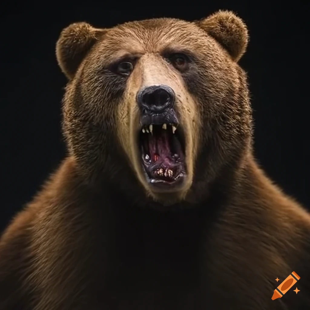 Scary bear on Craiyon