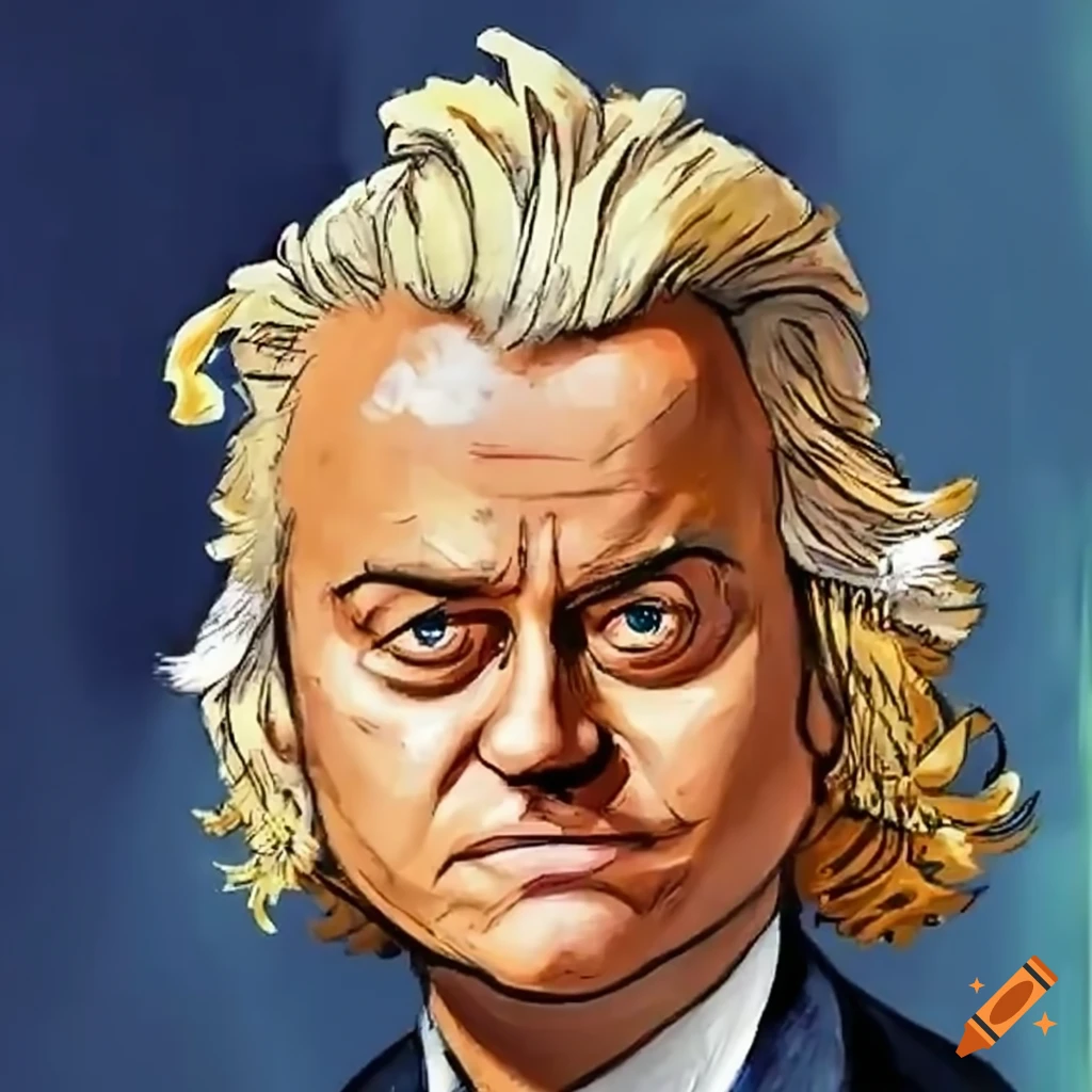 Geert wilders depicted as a tribe member in astérix cartoon by uderzo ...