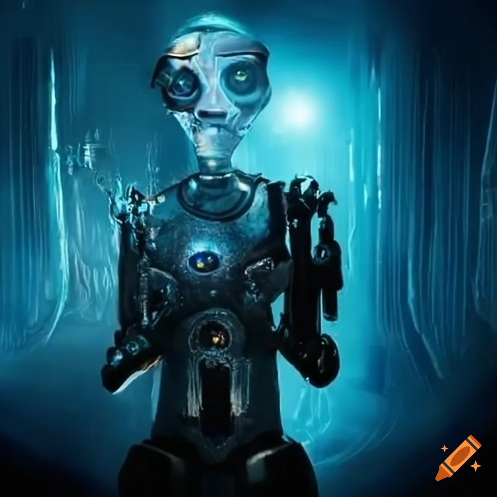 Half animal, half robot on a futuristic journey through time and space ...