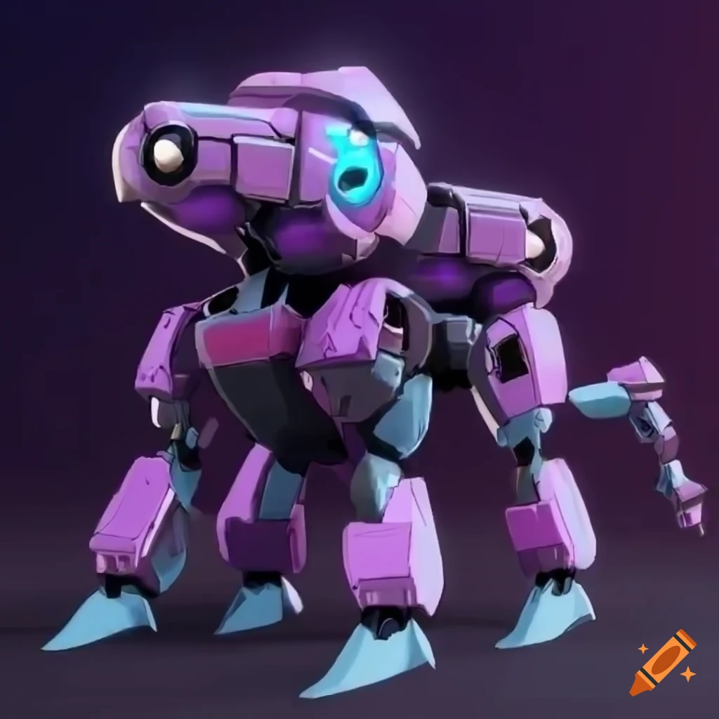 My little pony mech rendering, perfect for animations on Craiyon