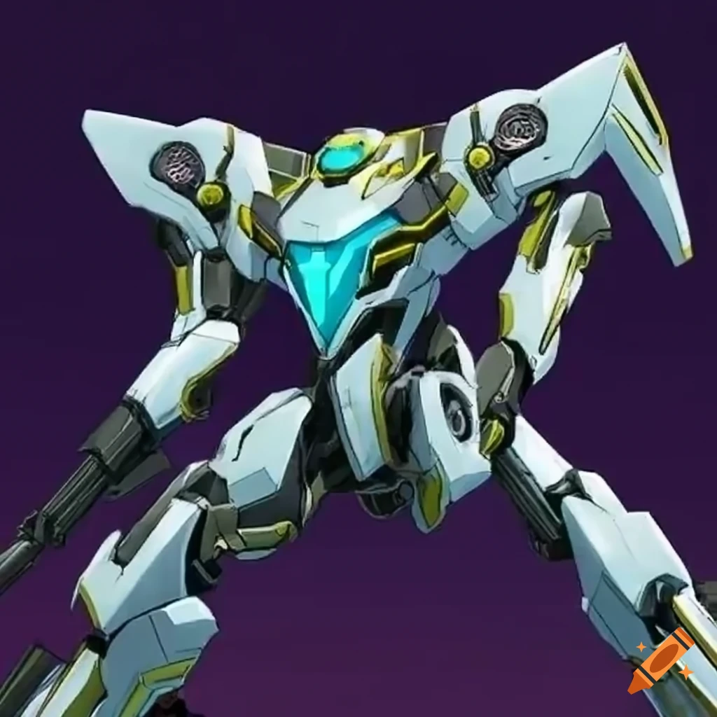 Detailed light mech in code geass with powerful and athletic design on ...