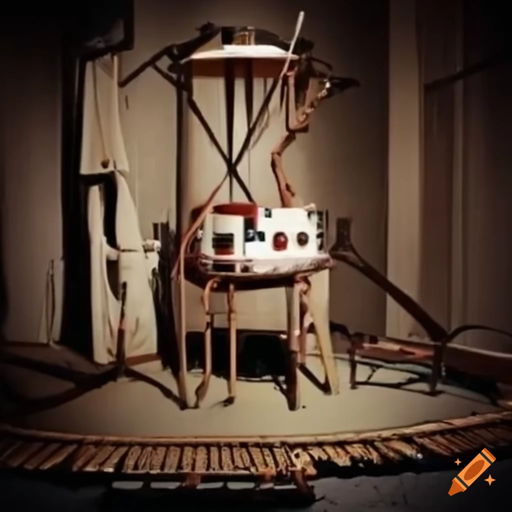 Intriguing and unique contraption in high-resolution photography on Craiyon