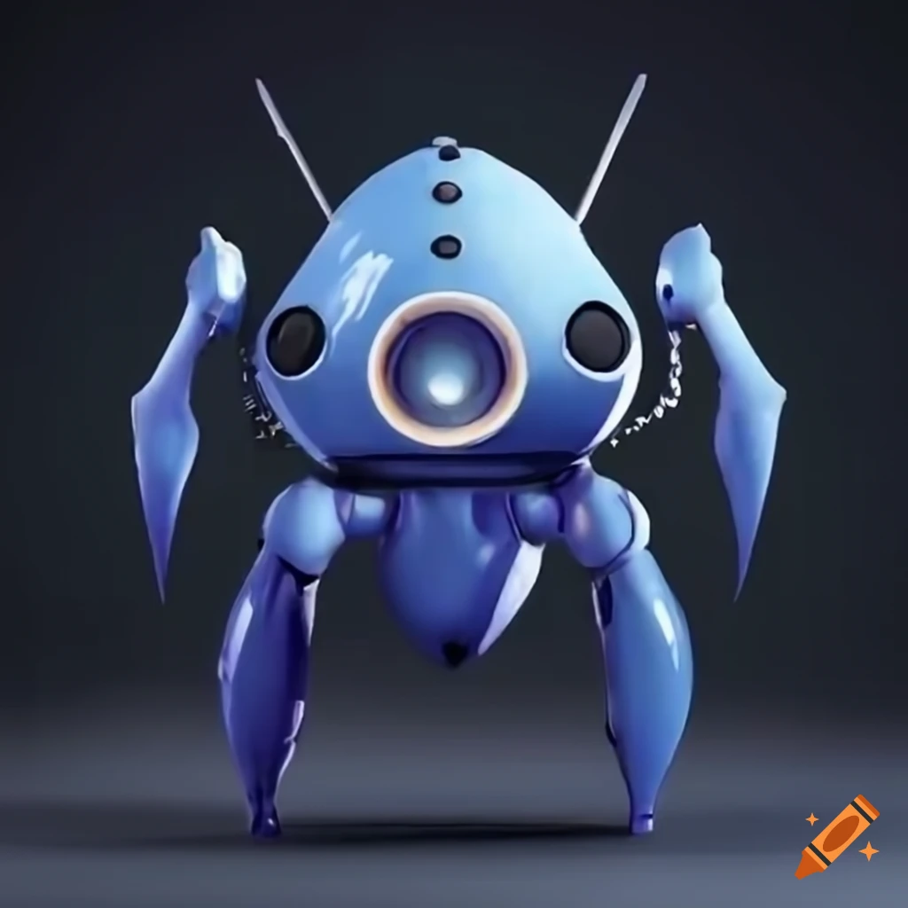Ghost in the shell tachikoma robot on Craiyon