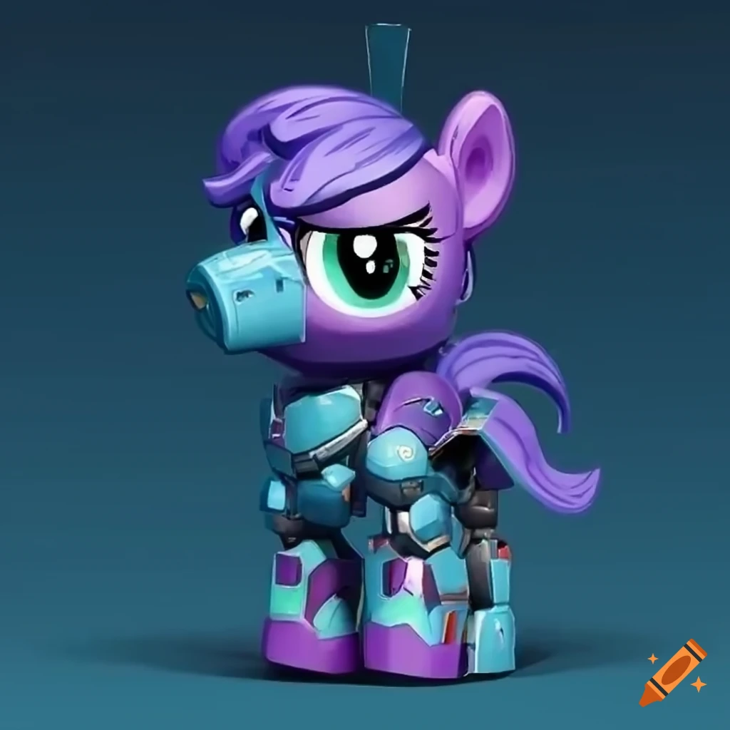 My little pony mech on Craiyon