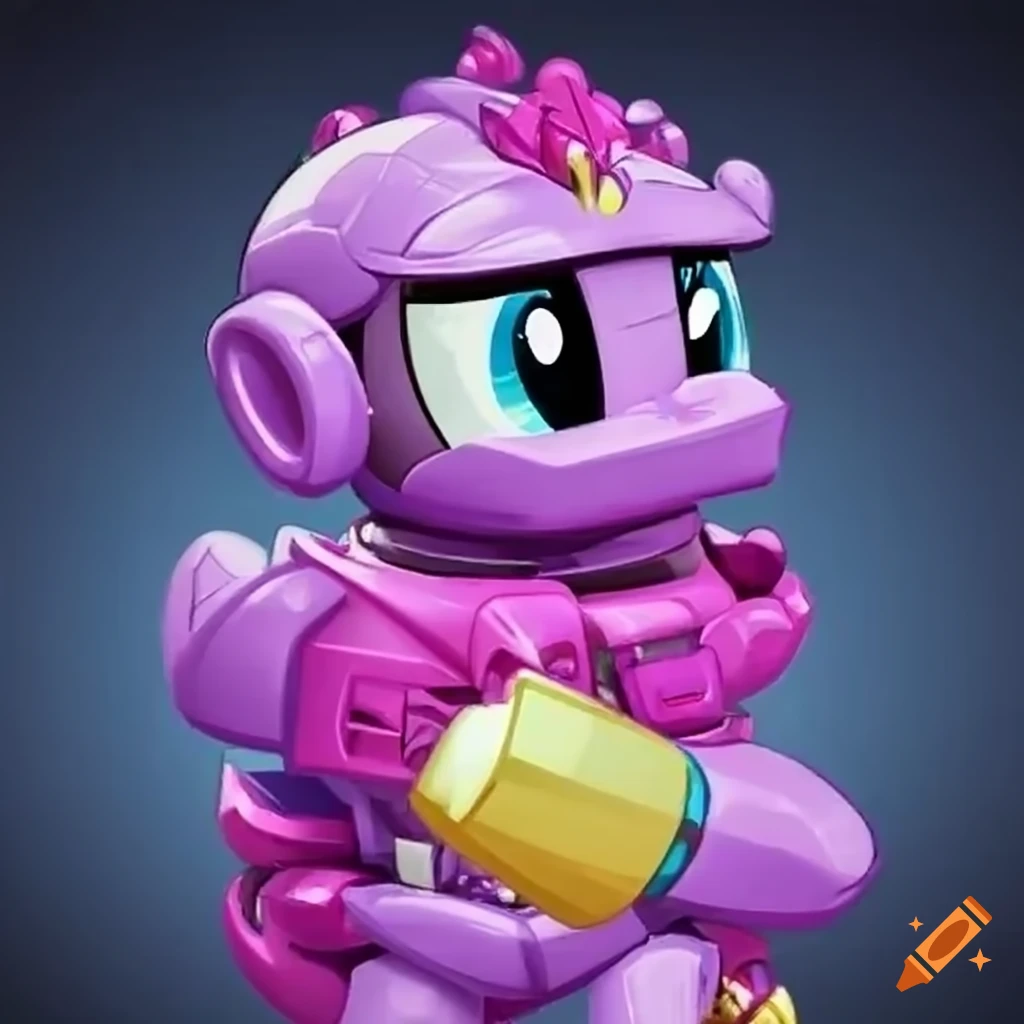My little pony sleek mech on Craiyon