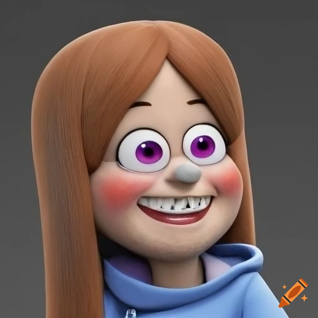 Portrait of mabel pines in stunning 8k high-resolution on Craiyon