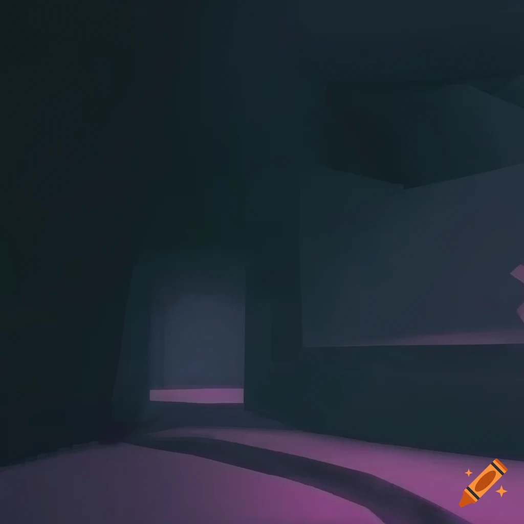 Super mario 64 hollow horror halls landscape on Craiyon