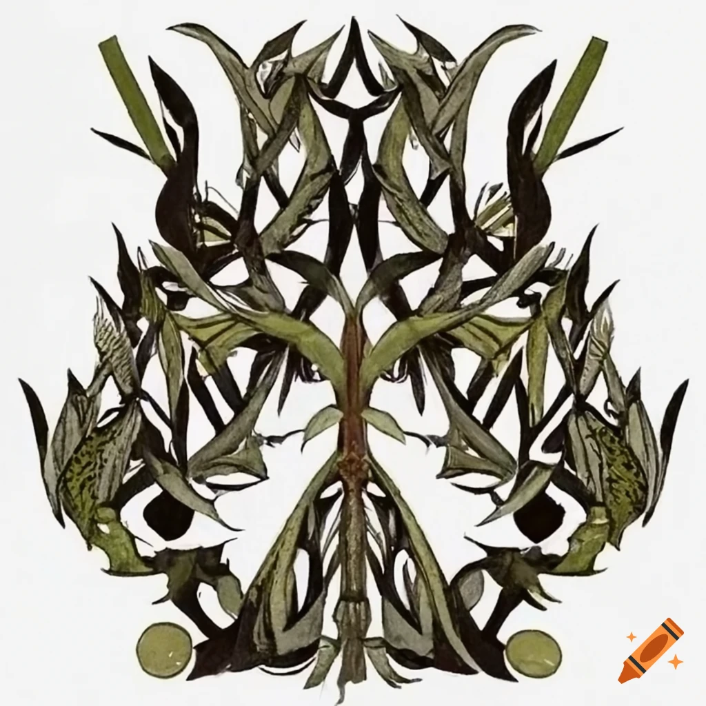 Neo tribalism olive branch on Craiyon