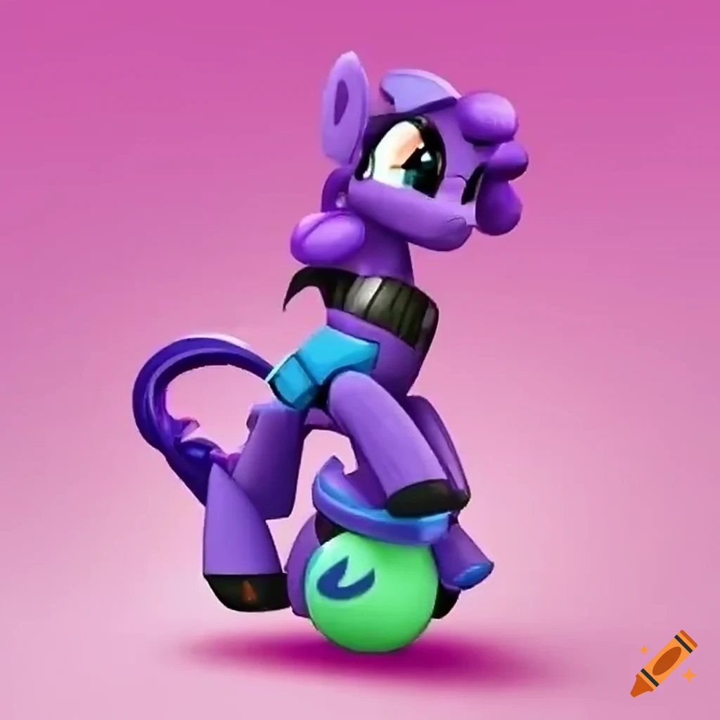 My little pony sleek mech on Craiyon