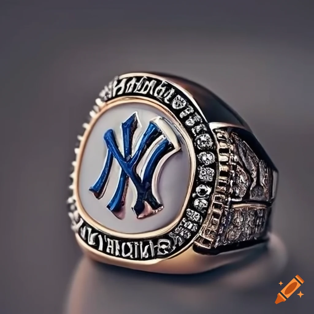 New york yankees sports ring with payment feature and tracker on Craiyon