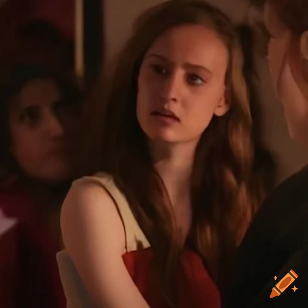 Abstract pattern in red and black colors on Craiyon