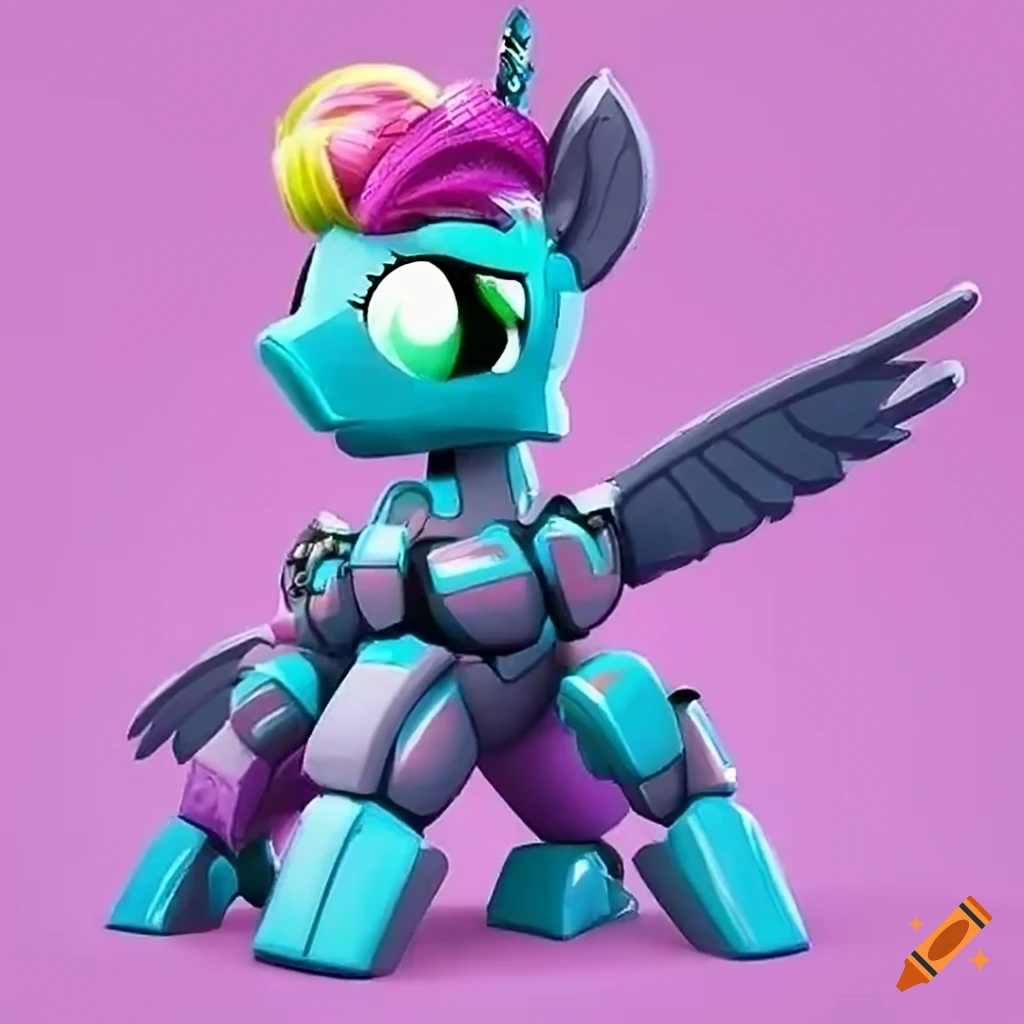 My little pony mech on Craiyon