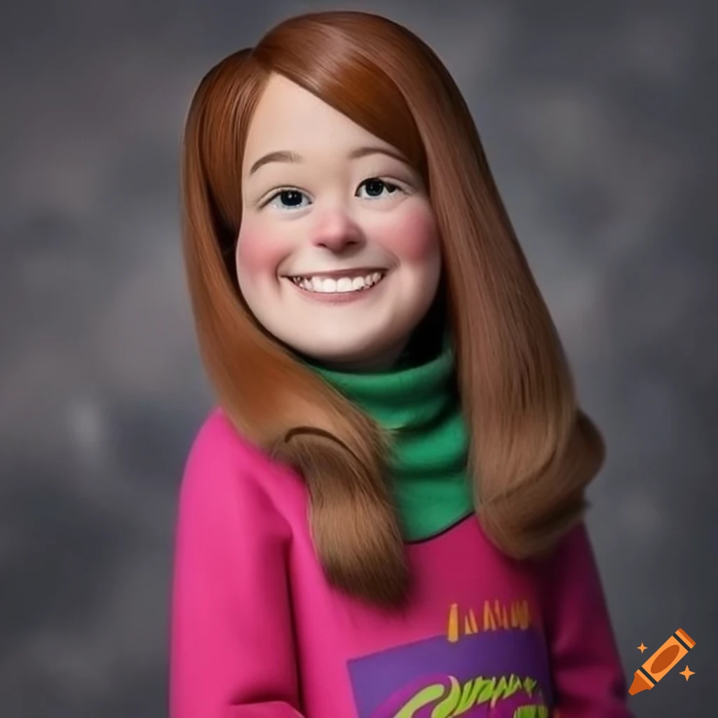 Portrait of mabel pines in high-resolution detail on Craiyon