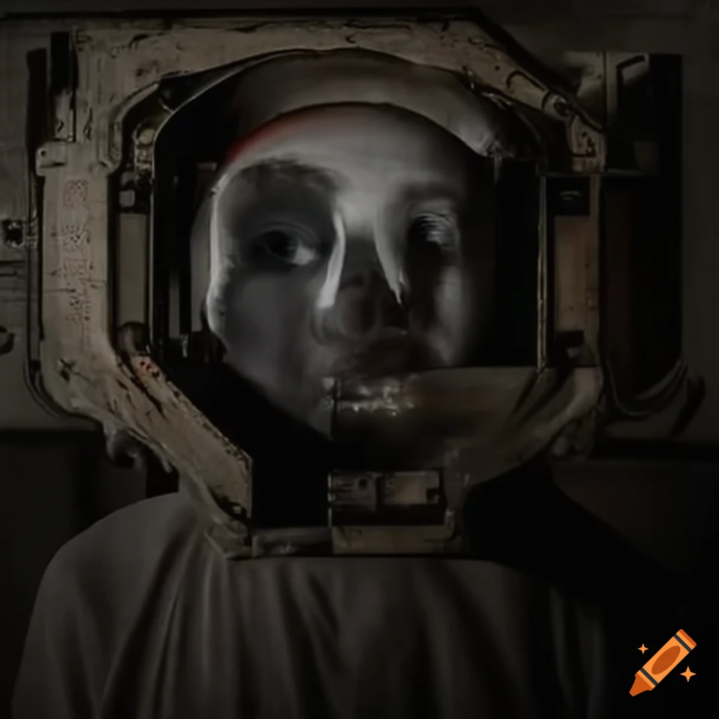 Ghost in the machine creepy on Craiyon