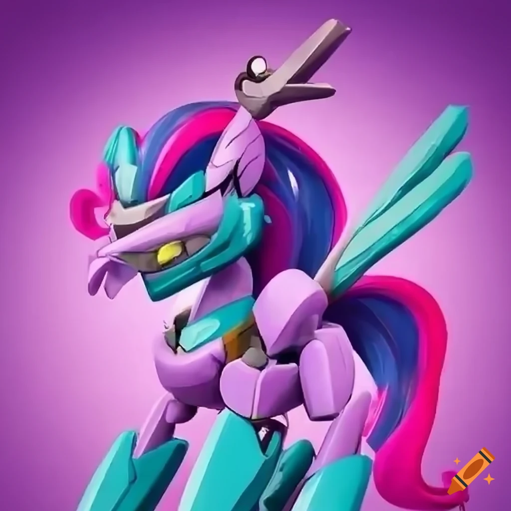 My little pony slick mech on Craiyon