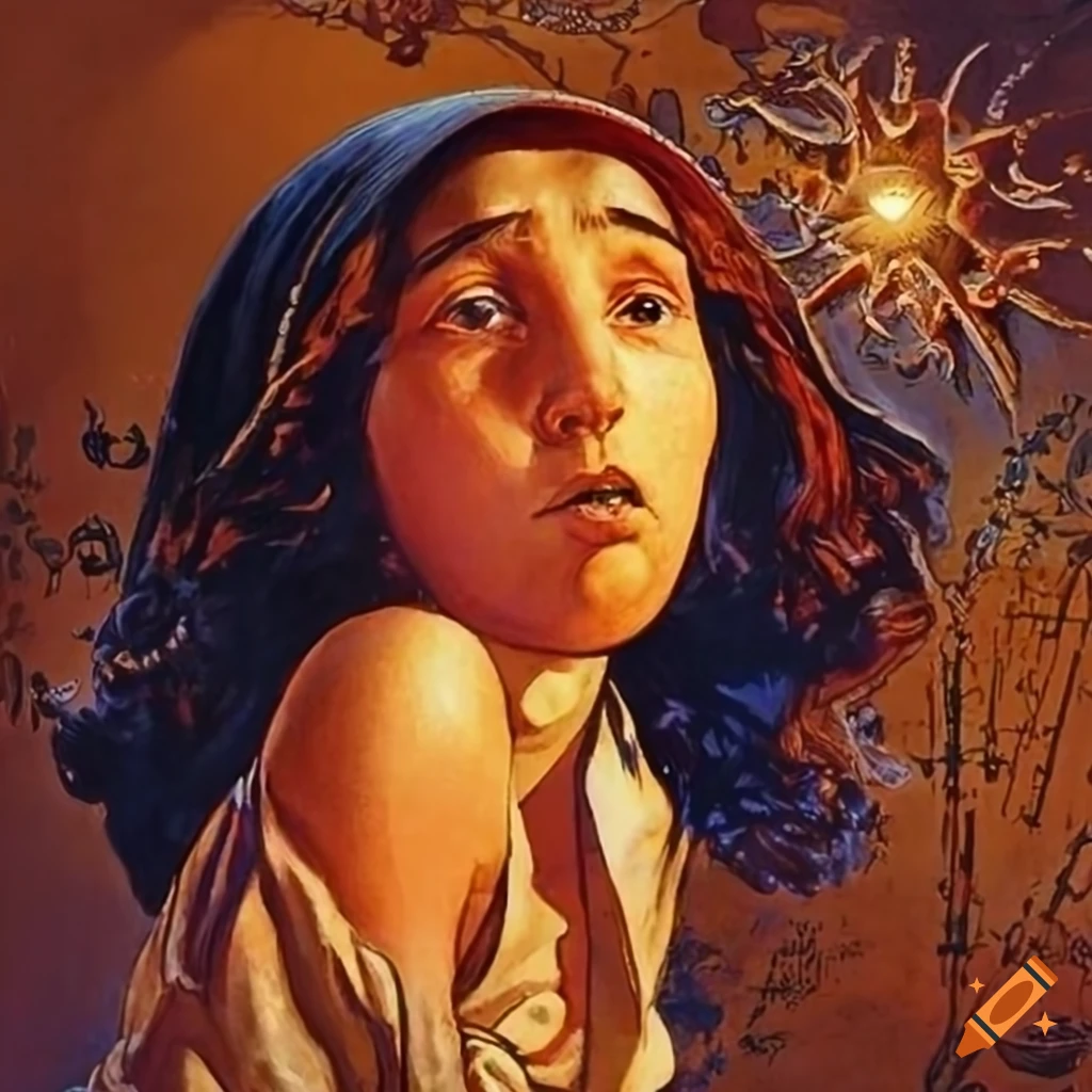 Illustration with vivid details and high definition by james gurney and ...