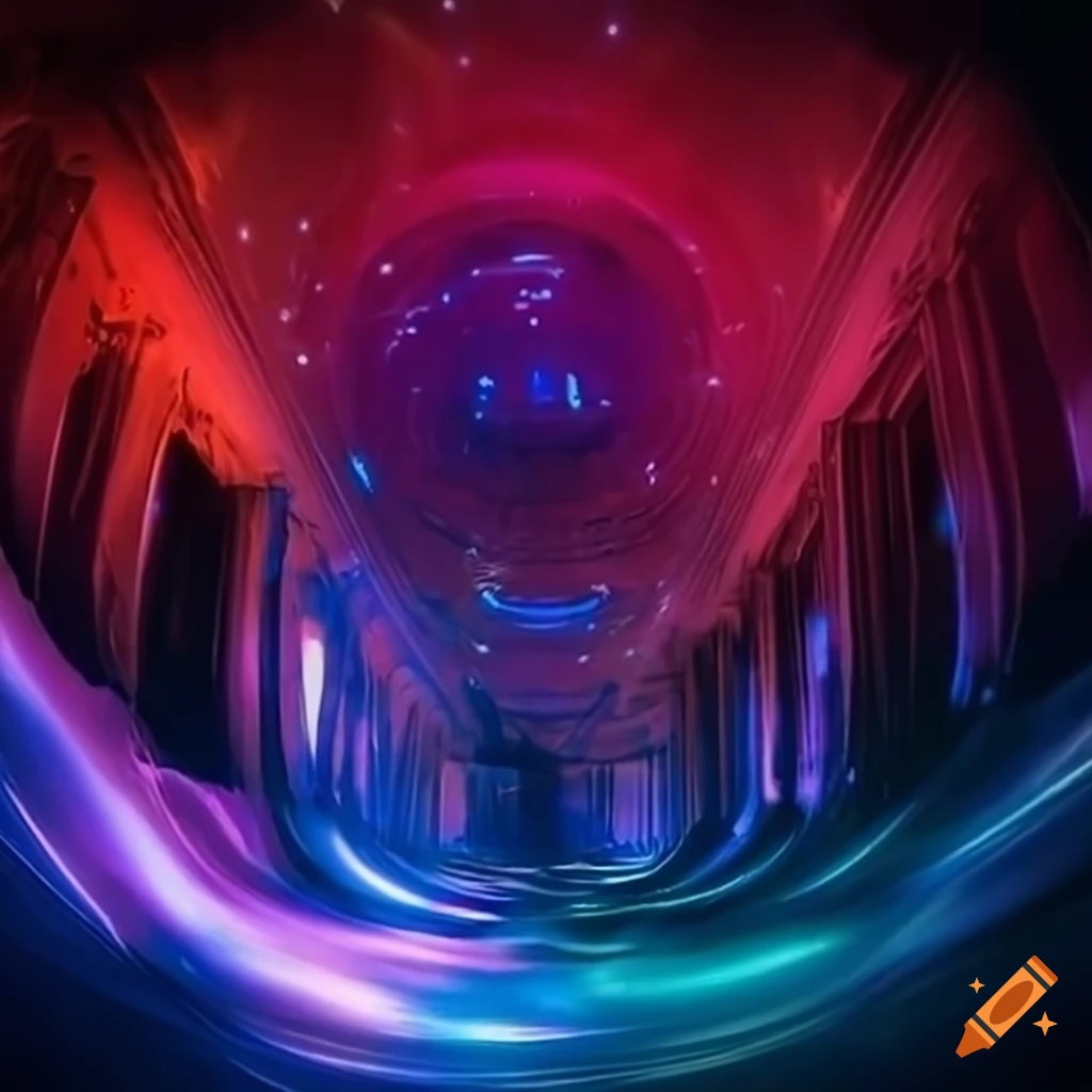 Epic counterculture utopian biomechanoid in a futuristic science ...