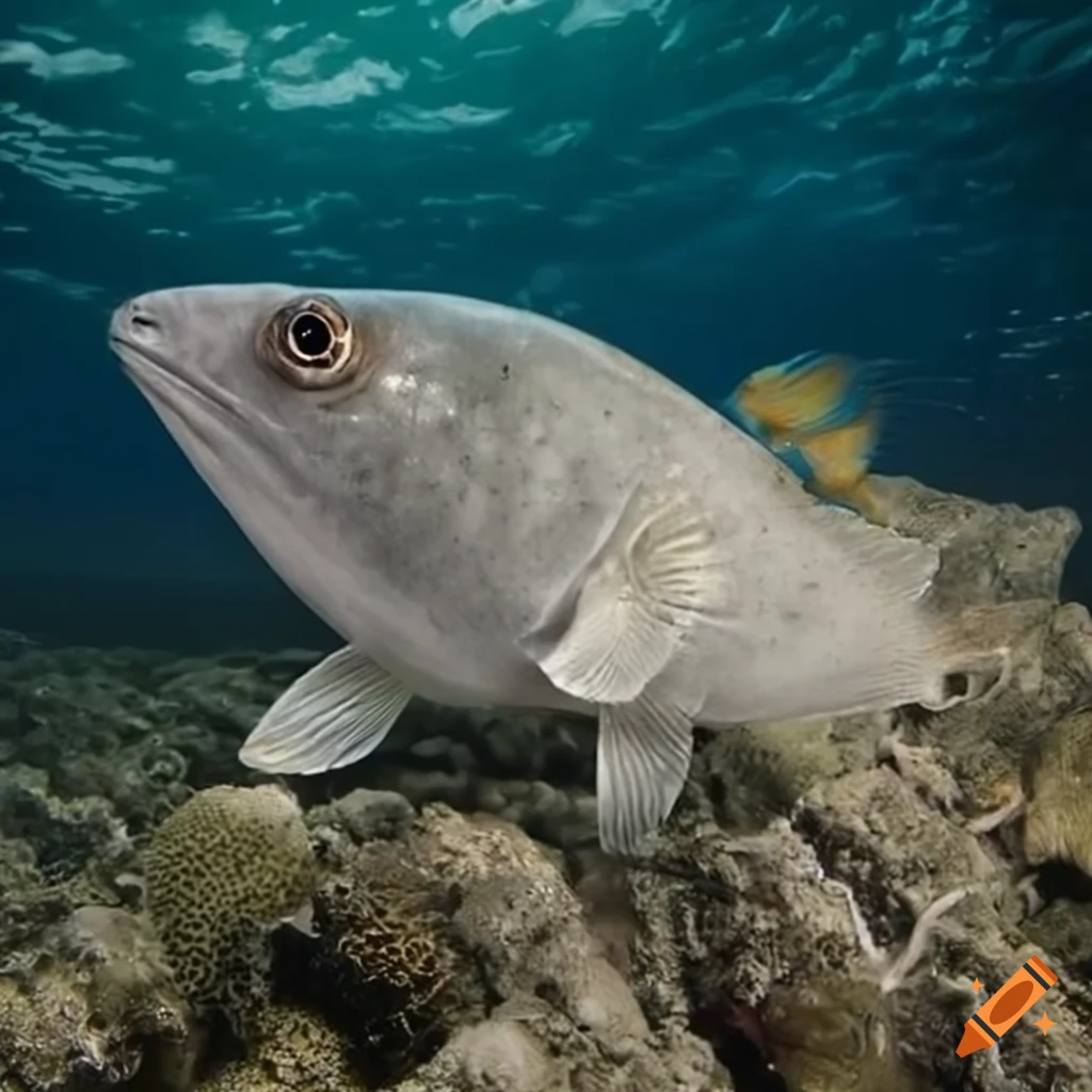 Realistic fish swimming in the sea on Craiyon